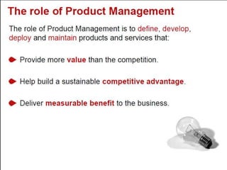 Introduction to product management | PPT