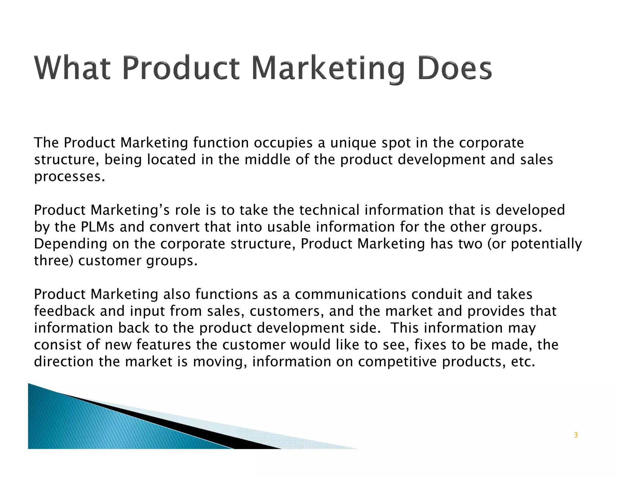 Introduction to Product Marketing | PDF