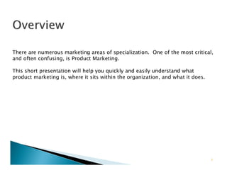 Introduction to Product Marketing | PDF