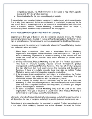 Introduction to Product Marketing | PDF
