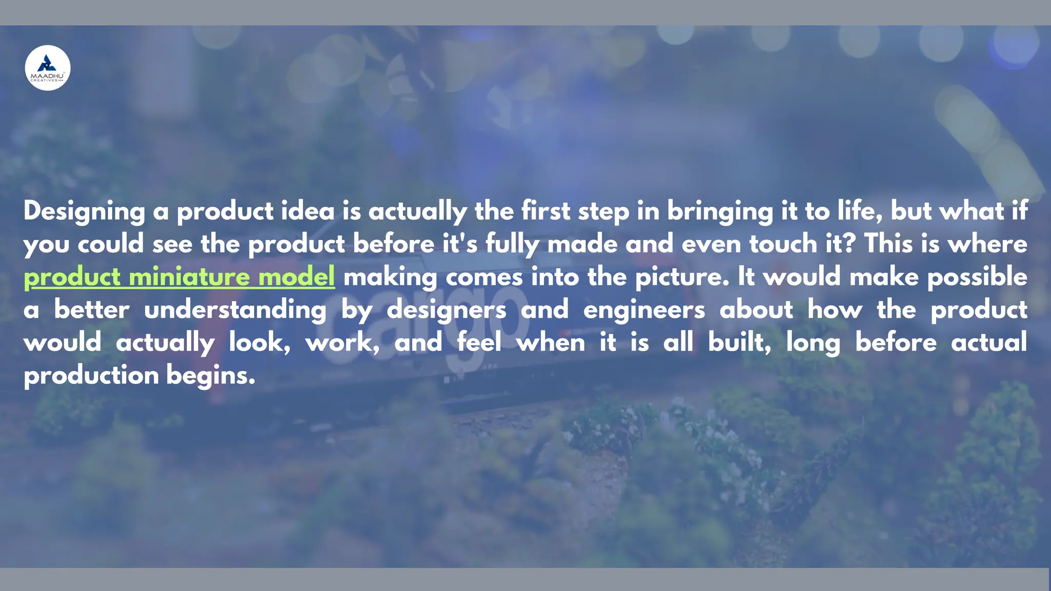 Introduction to Product Miniature Model Making Benefits & Techniques | PPT