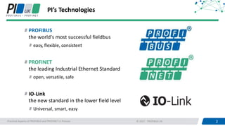 Introduction to PROFIBUS international and the basics of PROFIBUS and ...