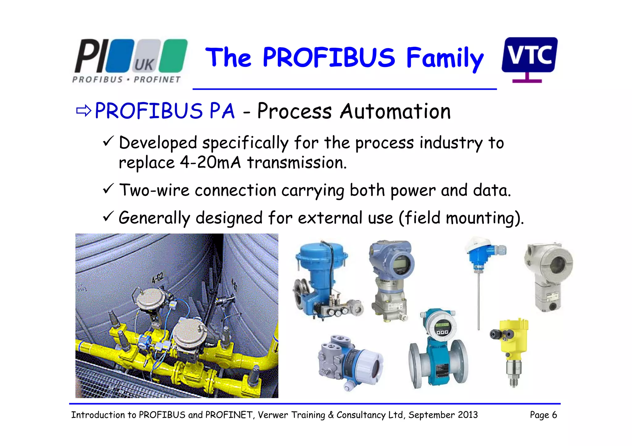 Introduction to PROFIBUS and PROFINET - andy verwer | PDF