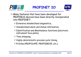 Introduction to PROFIBUS and PROFINET - andy verwer | PDF