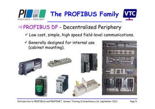 Introduction to PROFIBUS and PROFINET - andy verwer | PDF