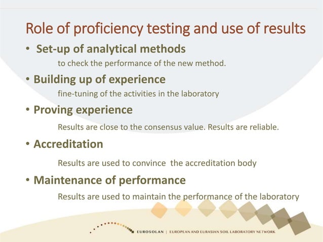 Introduction To Proficiency Testing Pptx Science
