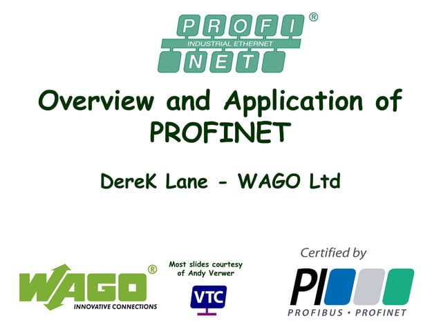 Introduction to PROFINET - Derek Lane of Wago | PDF