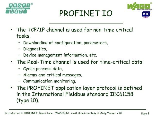 Introduction to PROFINET - Derek Lane of Wago | PDF
