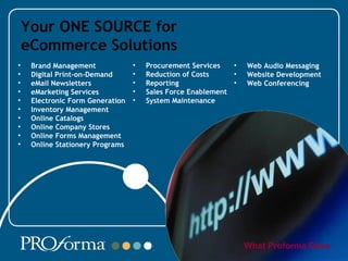 Introduction to Proforma | PPT