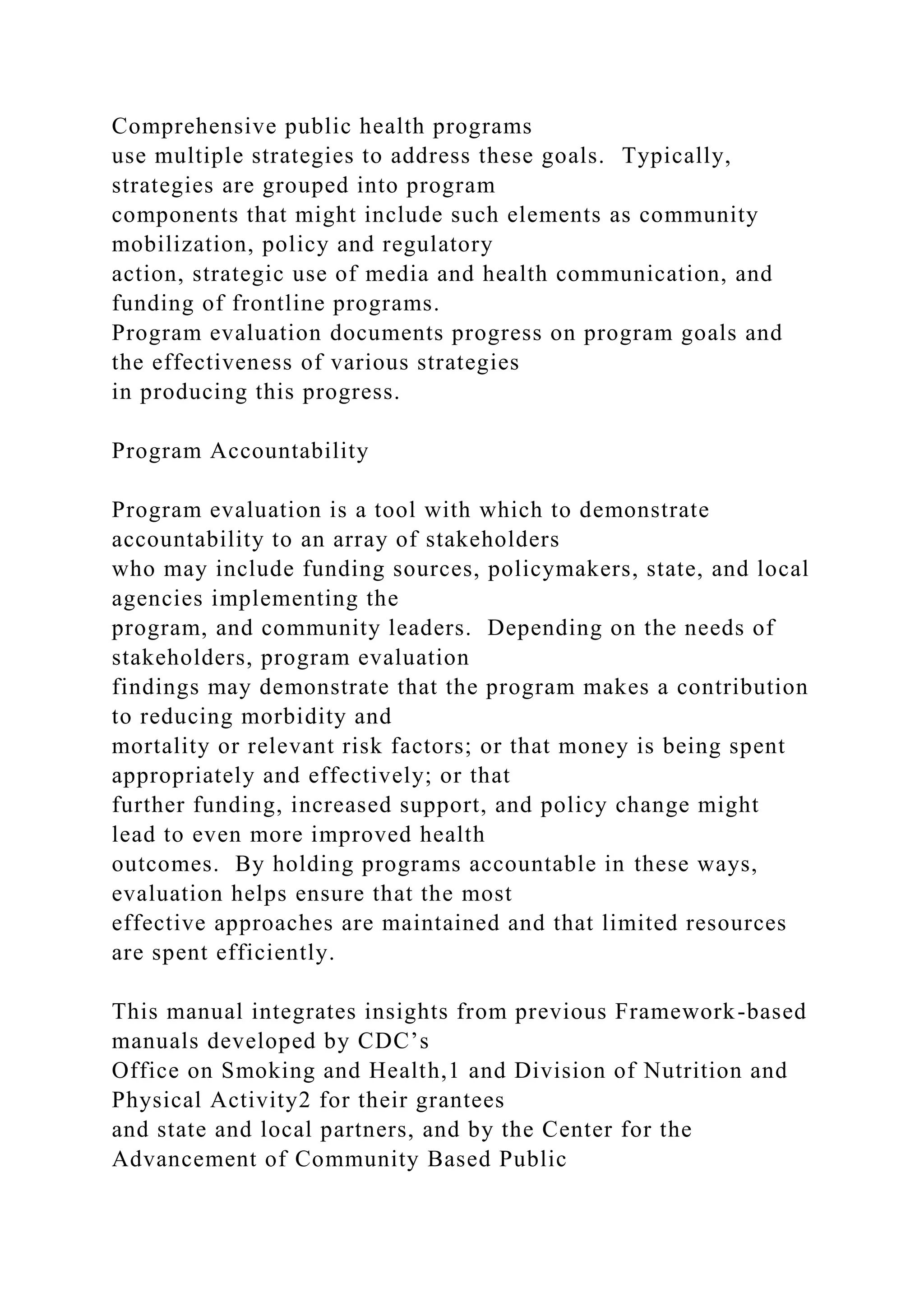 Introduction to Program Evaluation for Public Health.docx