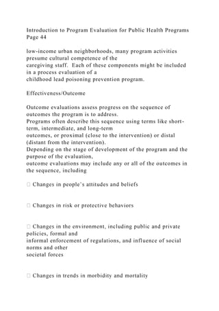 Introduction to Program Evaluation for Public Health.docx