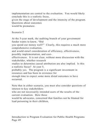 Introduction to Program Evaluation for Public Health.docx
