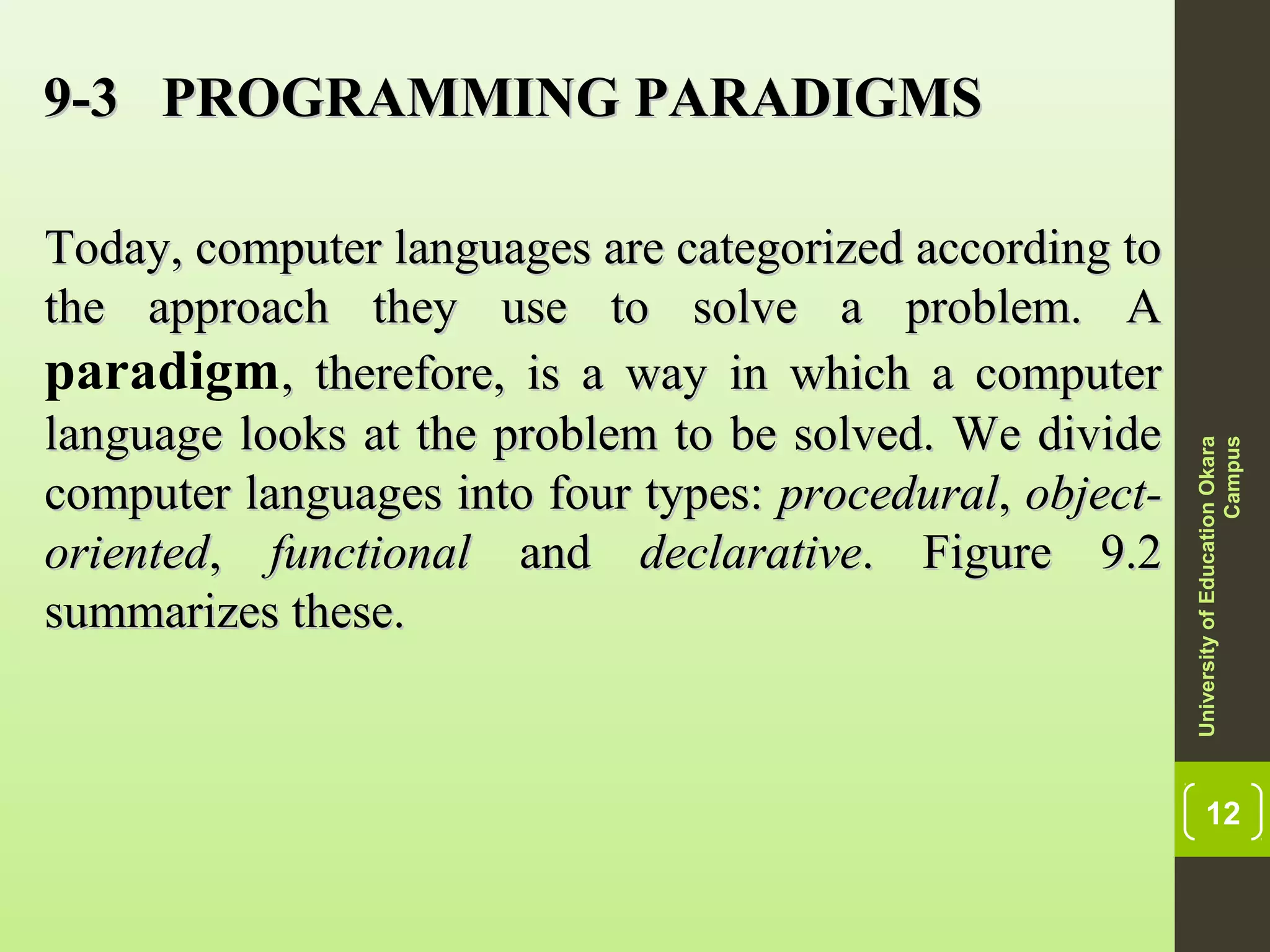 Introduction to programming languages part 1 | PPT