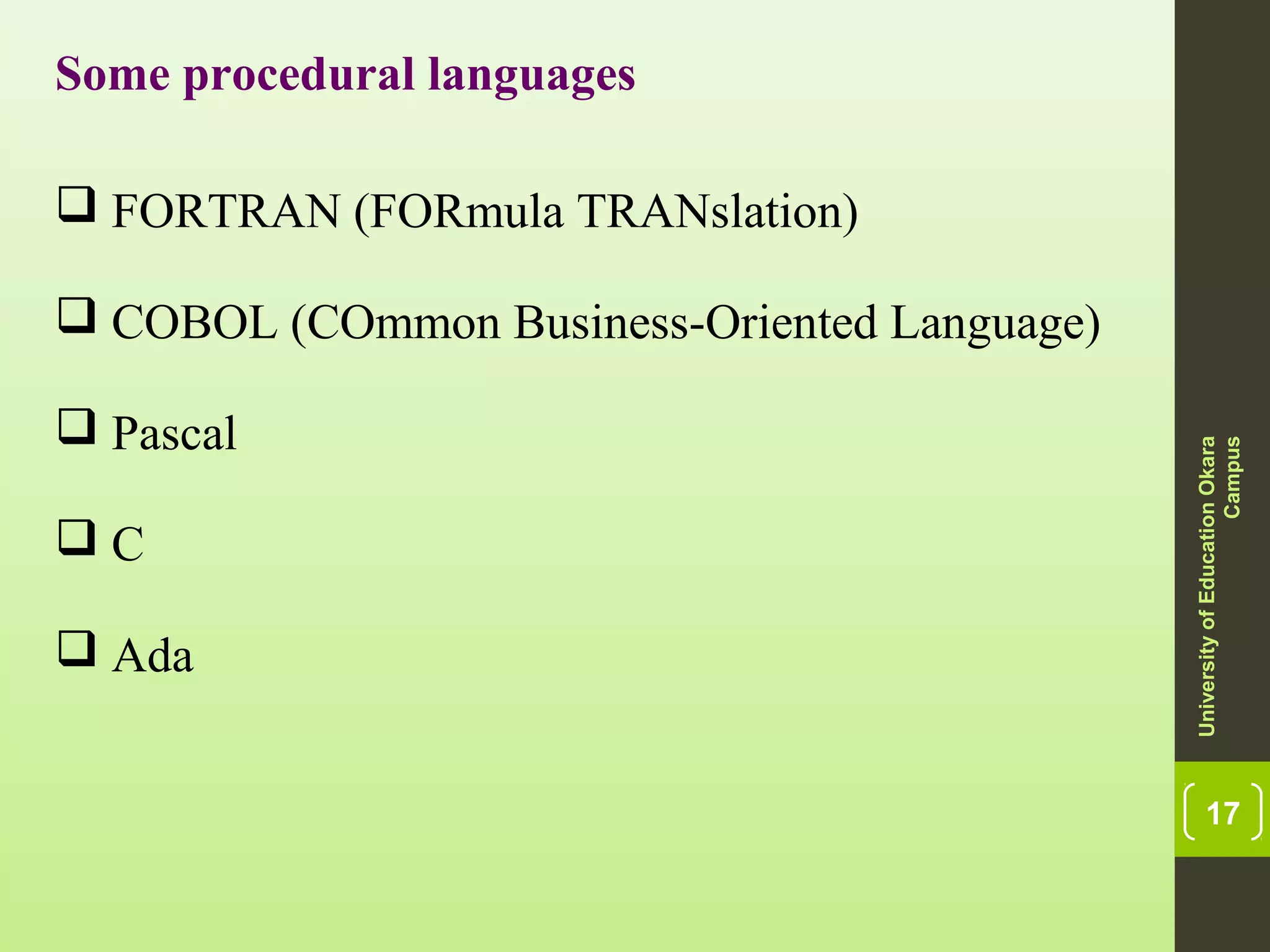 Introduction to programming languages part 1 | PPT