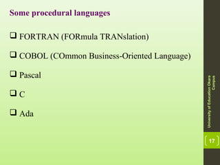 Introduction to programming languages part 1 | PPT