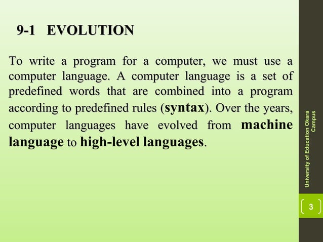 Introduction to programming languages part 1 | PPT