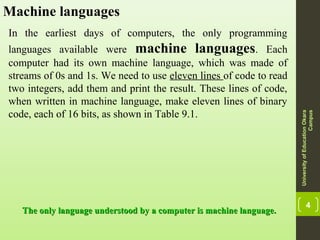 Introduction to programming languages part 1 | PPT
