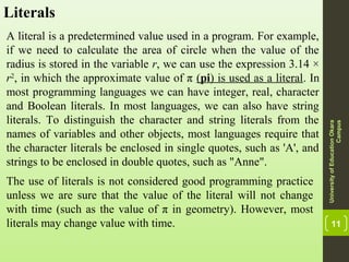 Introduction to programming languages part 2 | PPT