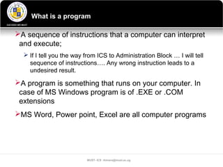 Introduction to programming | PPT