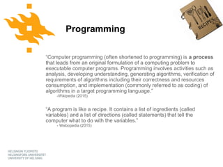 FEC2017-Introduction-to-programming | PPT