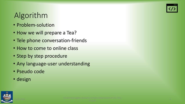 Introduction to programming | PPT