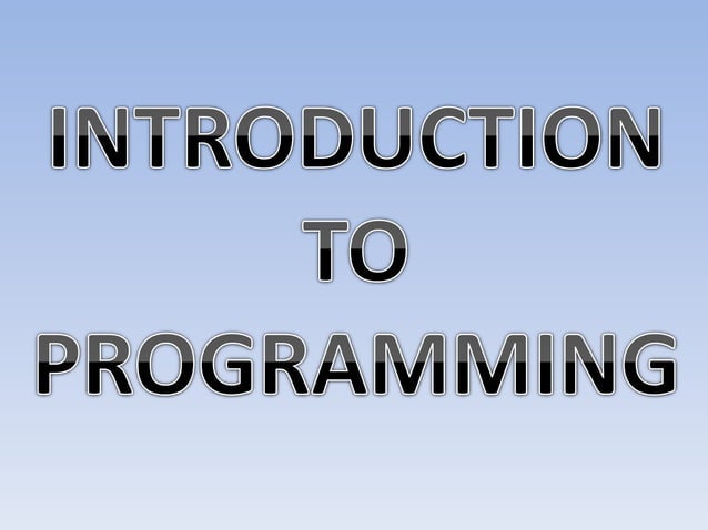 Introduction to Programming.pptx