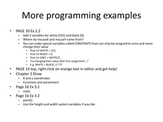 Introduction to programming - class 2 | PDF | Programming Languages ...