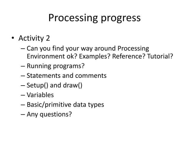 Introduction To Programming Class 2 Pdf Programming Languages