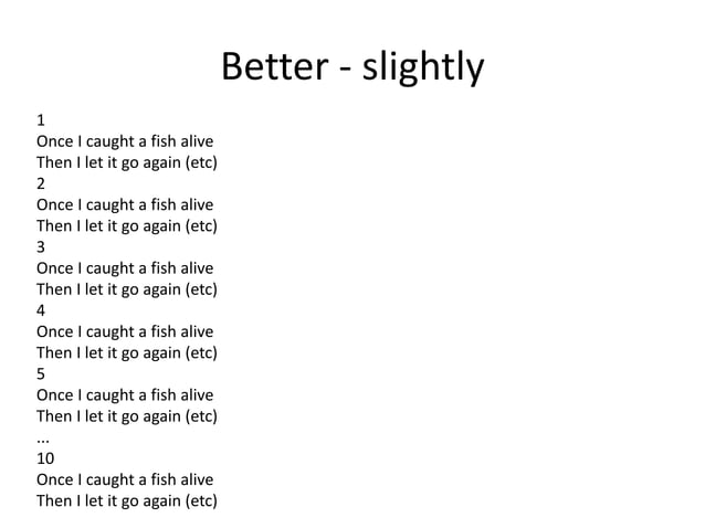 Introduction to programming - class 4 | PPT