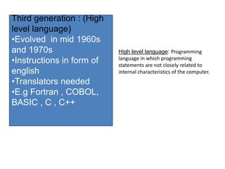 Introduction to programming concepts | PPTX | Programming Languages ...