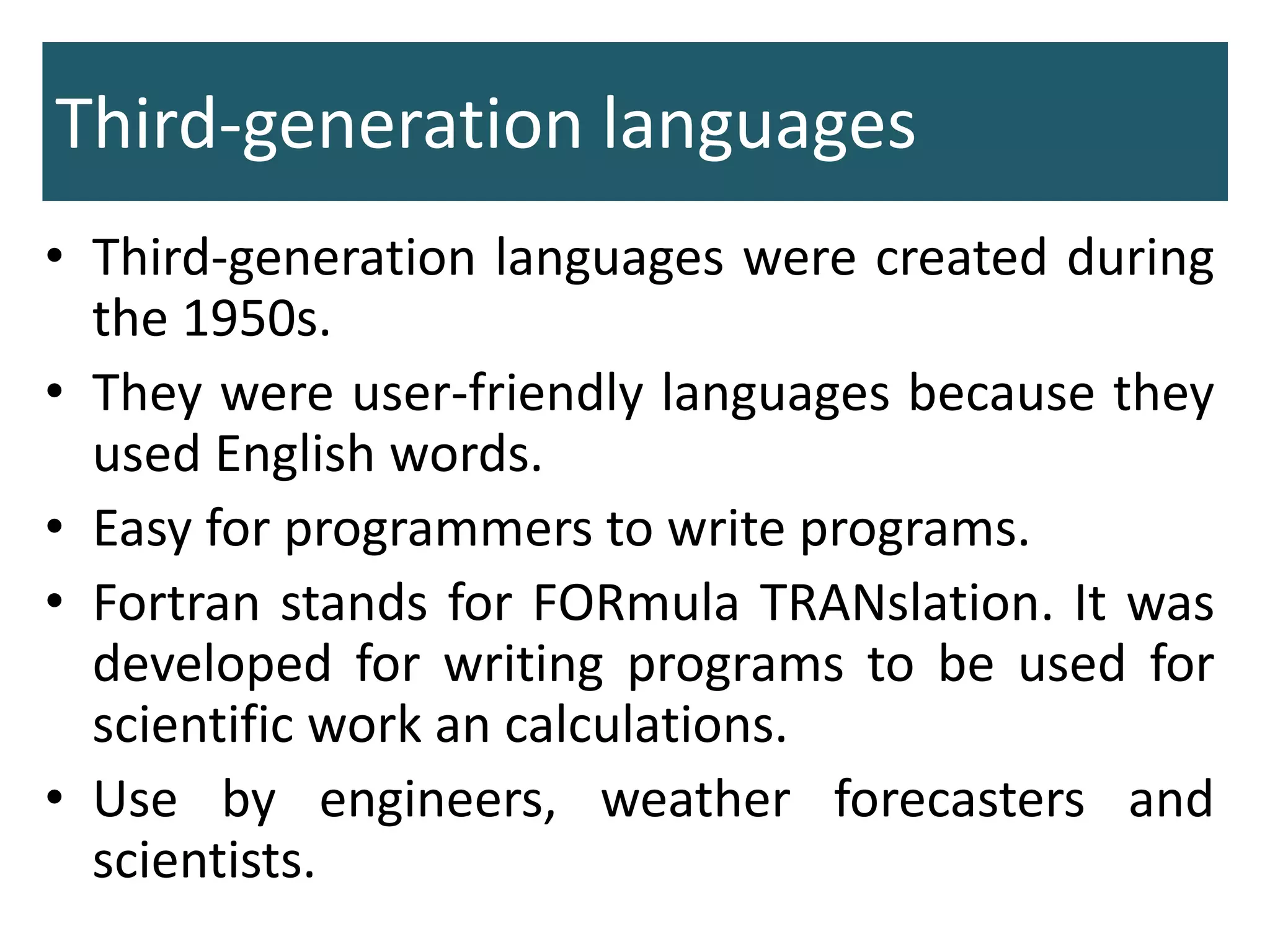 Introduction to programming languages | PPT