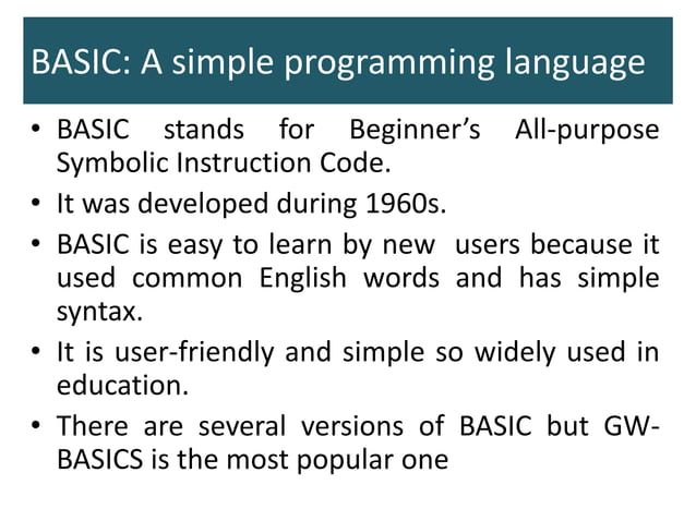 Introduction to programming languages | PPT