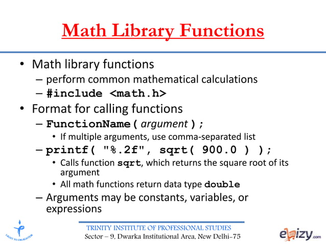 Introduction to programming language using c | PPT