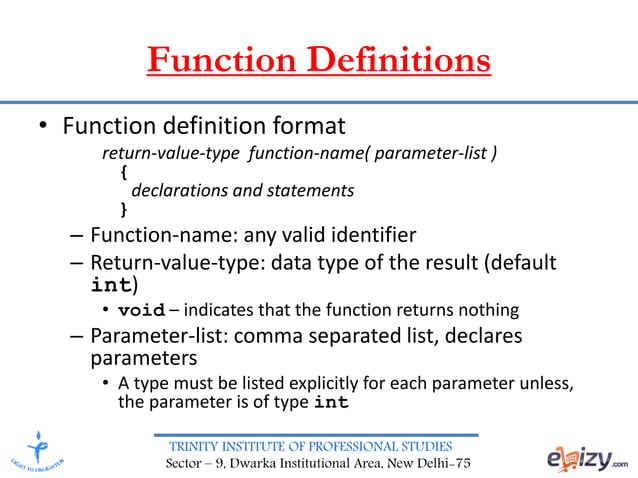 Introduction to programming language using c | PPT