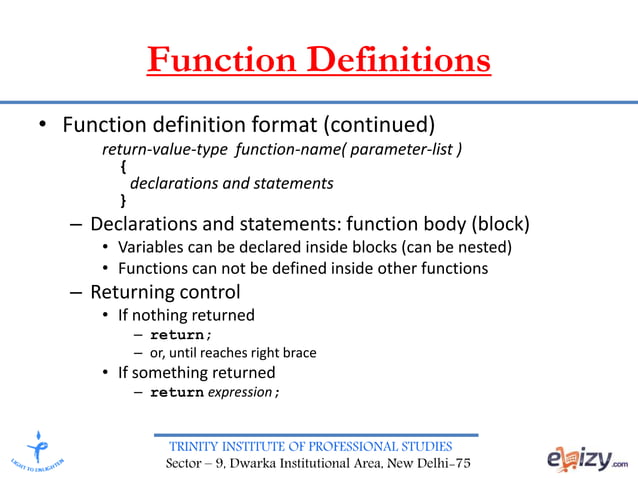 Introduction to programming language using c | PPT