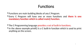 Introduction to Programming Lecture Material 5 | PPT