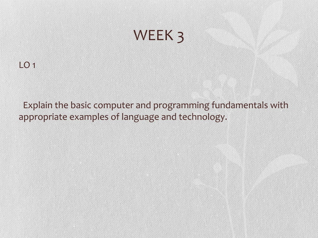 Introduction to programming principles languages | PPT