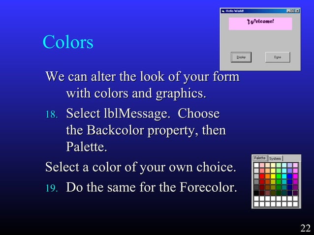 Introduction To Programming Using Visual Basic 6 Ppt