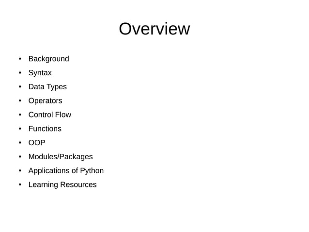 Introduction To Programming With Python Ppt