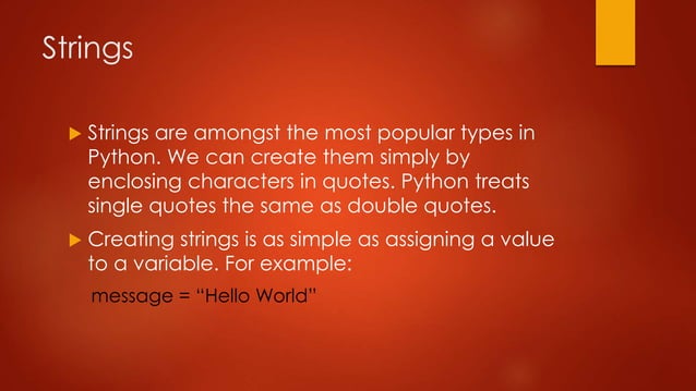 Introduction To Programming with Python-3 | PPT