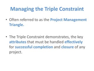 Introduction to project management | PPT