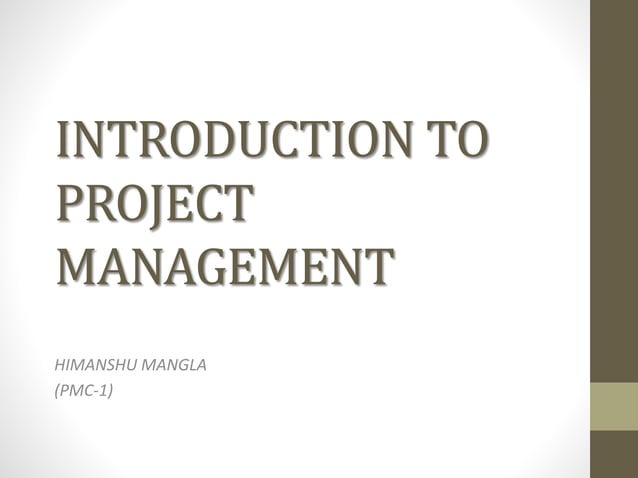 Introduction to project management.ppt