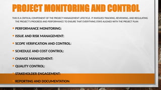 INTRODUCTION TO PROJECT MANAGEMENT.pptx. | PPTX