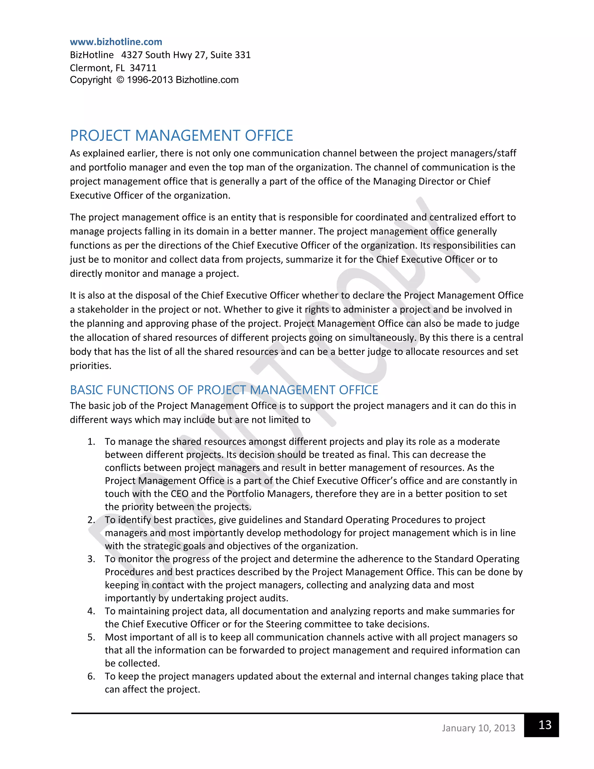 Introduction to project, program & portfolio management | PDF