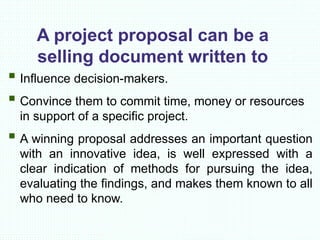 Introduction to Project Proposal Writing.ppt