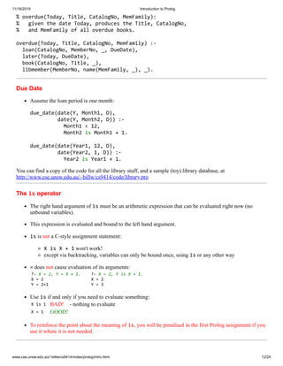 Introduction to prolog | PDF