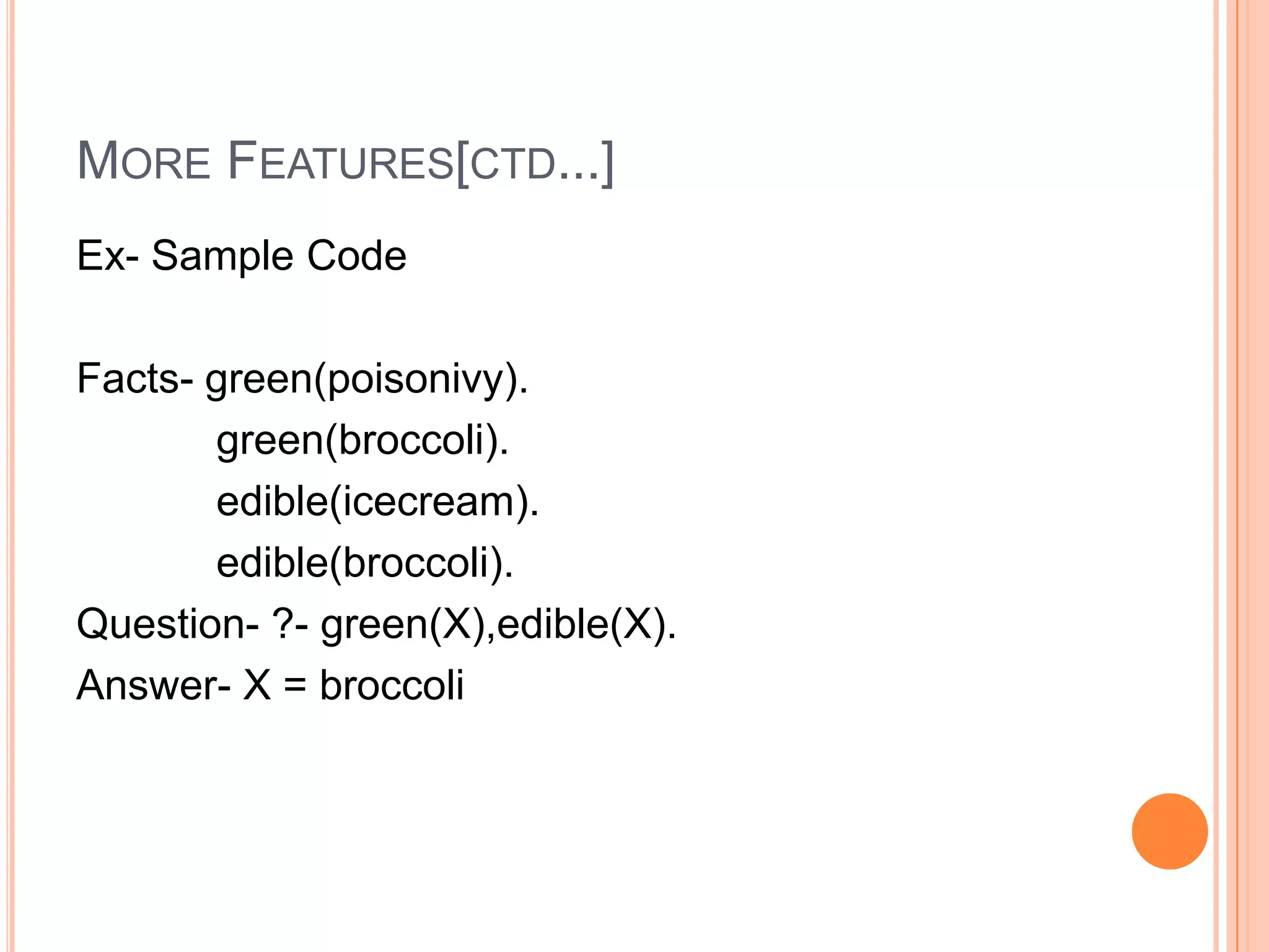 Introduction to Prolog | PPTX