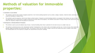 Introduction to property valuation | PPTX