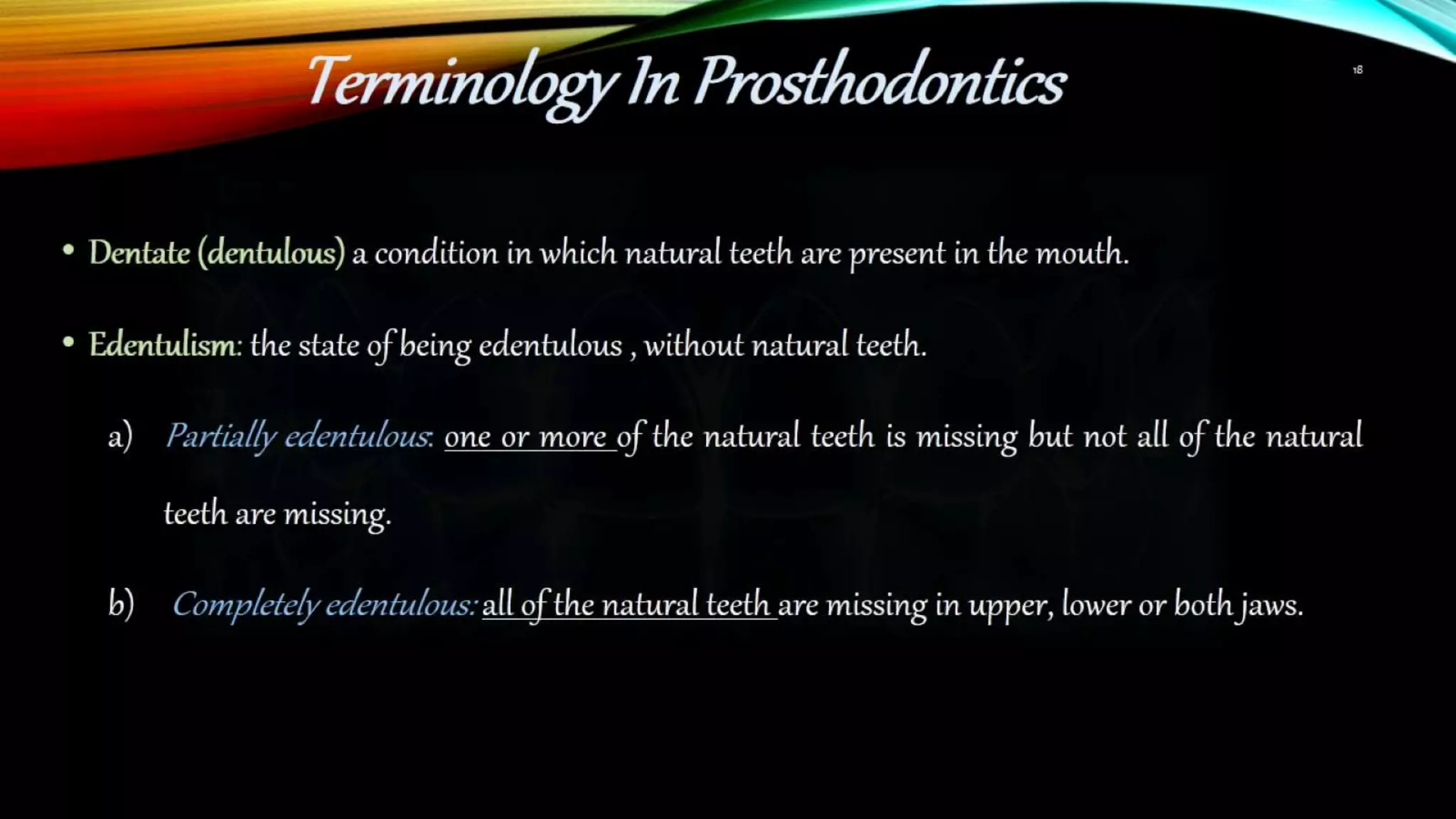 Introduction to prosthodontics | PPTX