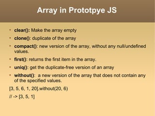 Introduction to Prototype JS Framework | PPT